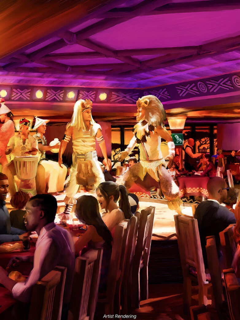 Pride Lands: Feast of The Lion King Menus on the Disney Destiny