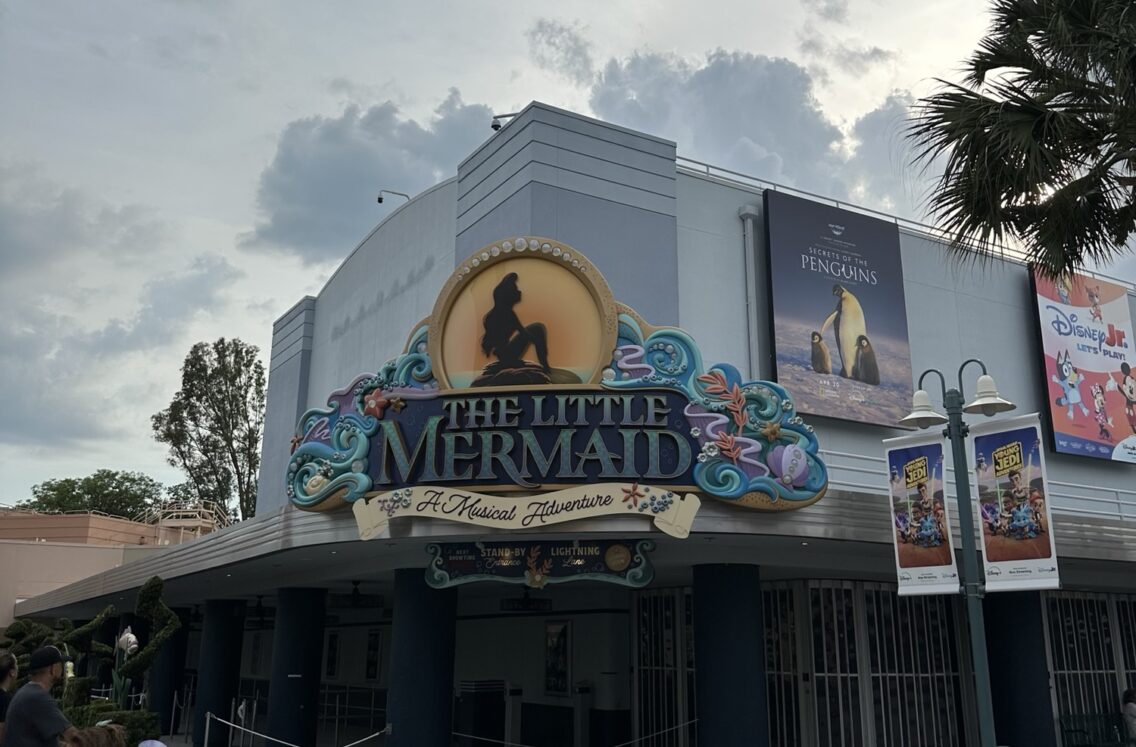 New Marquee for The Little Mermaid - A Musical Adventure Arrived